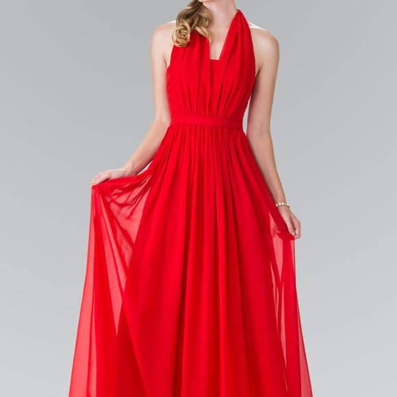 GLS Collective | Dresses | Vneck Aline Shape Prom Dress Gsgl2362 | Poshmark